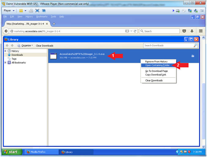 FTK Imager: Lesson 1: Install FTK Imager